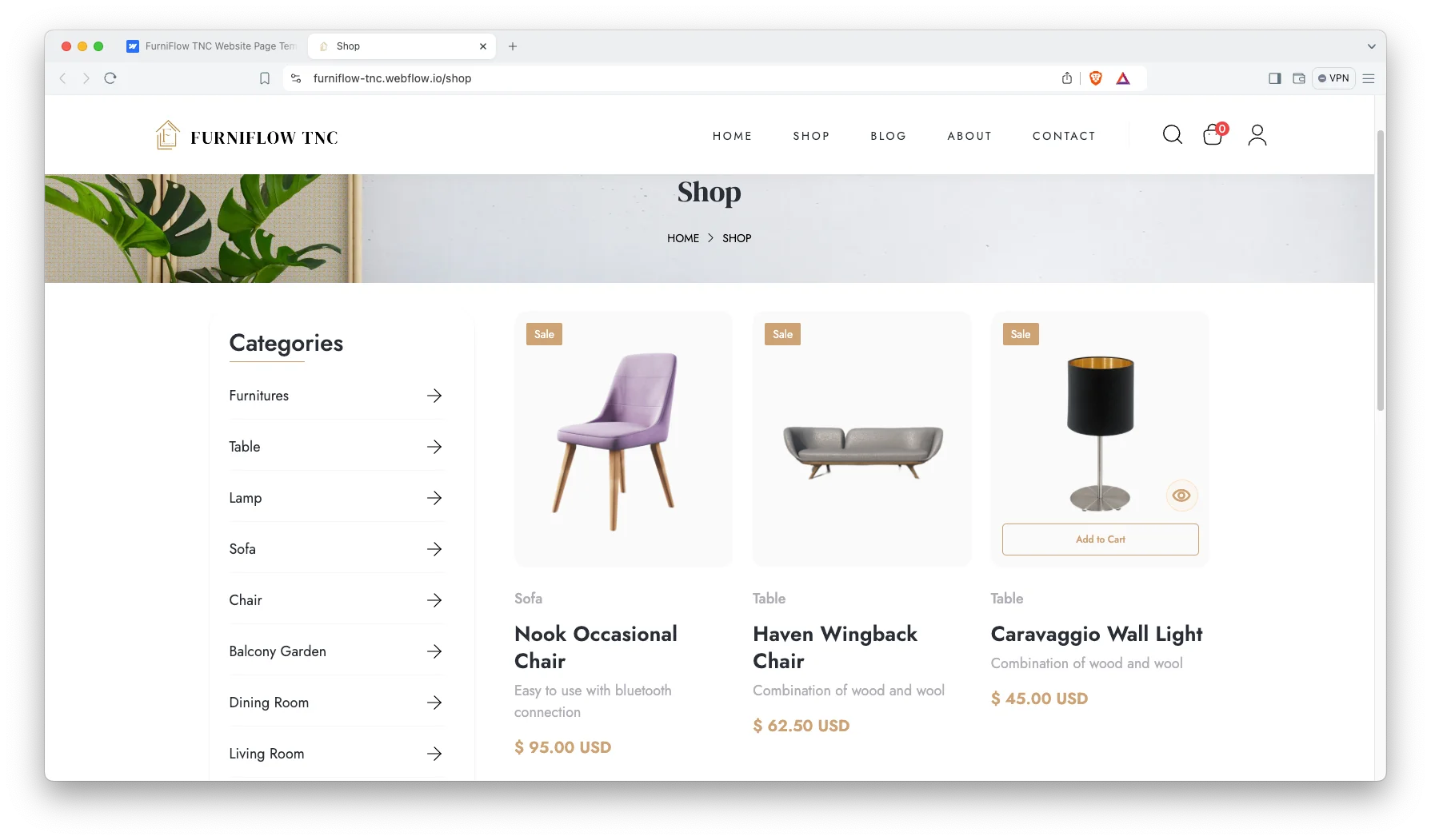 Best Webflow eCommerce Templates - ThemeNcode LLC