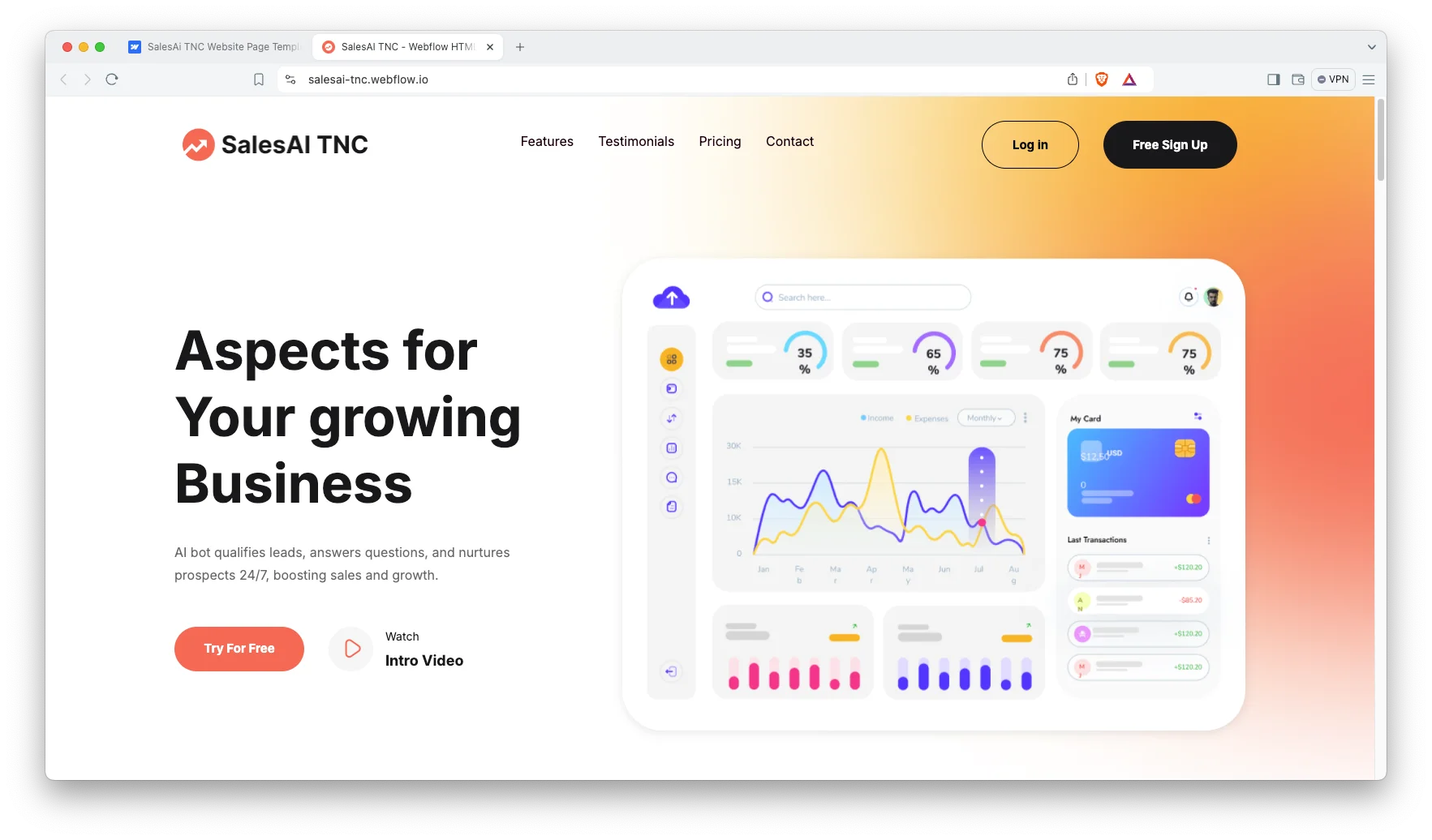Best Webflow Templates of 2024 with Preview video