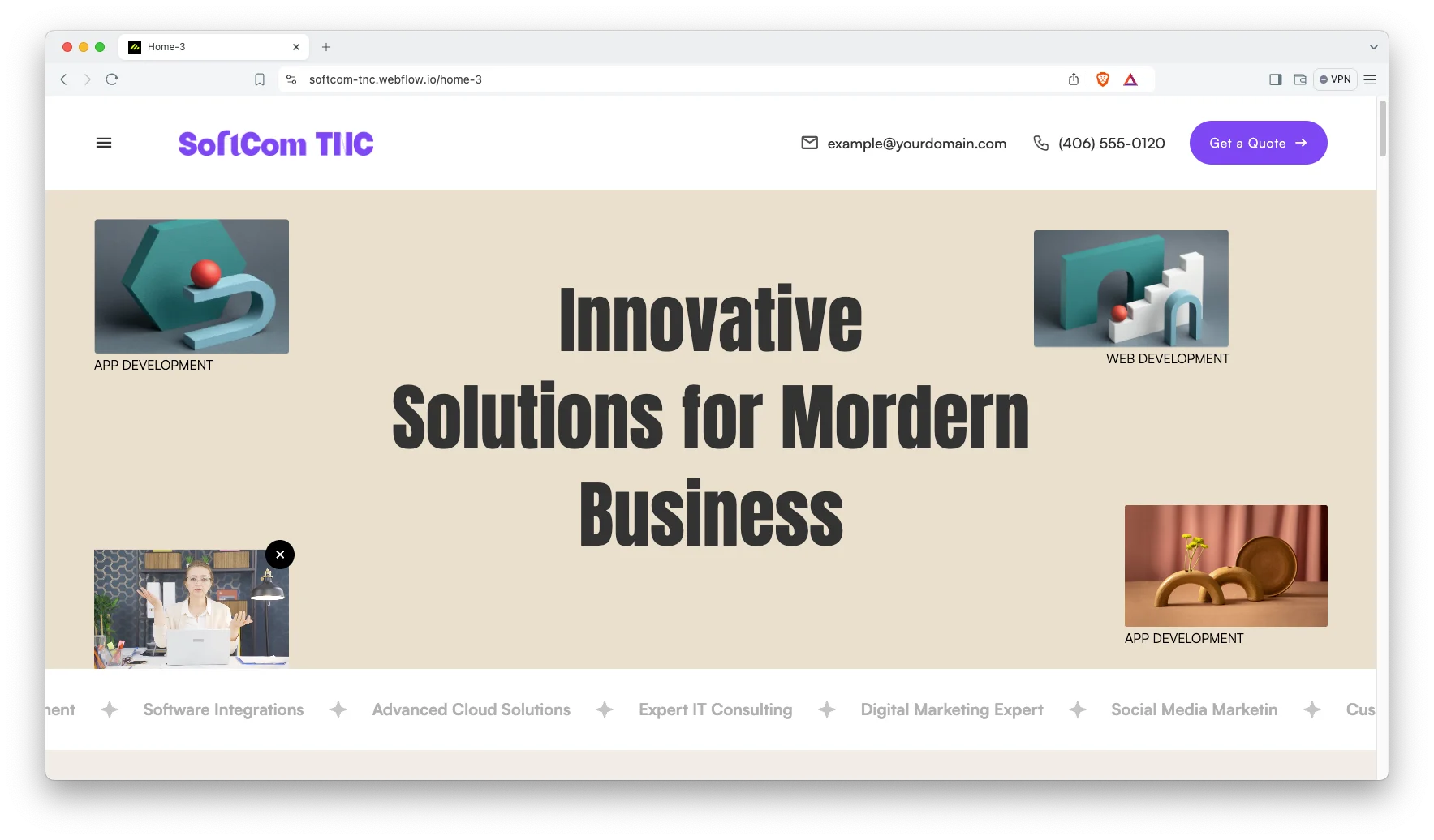 SoftCom TNC - New Webflow Agency Template - ThemeNcode LLC