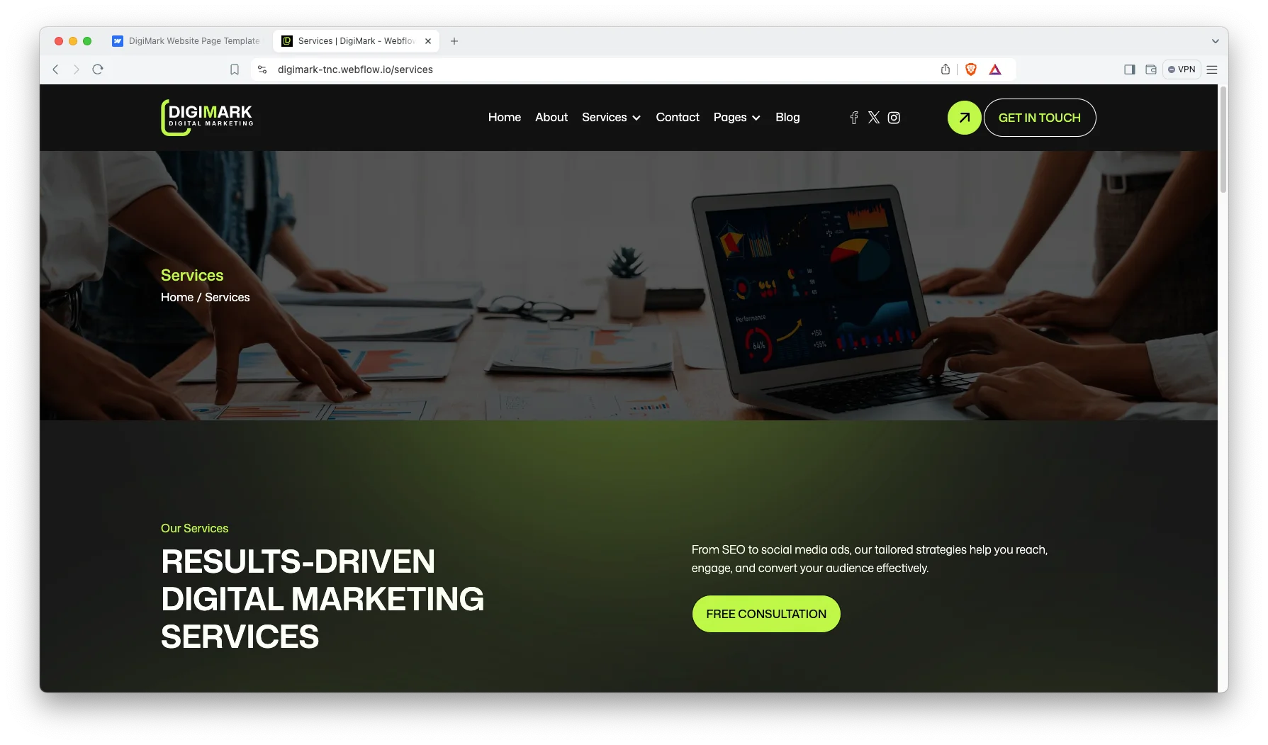 Best Webflow Animation Templates - ThemeNcode LLC