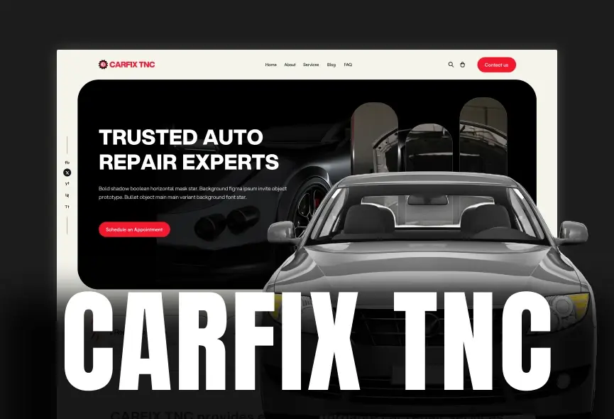 CARFIX TNC - New Webflow Transportation & Automotive Template - ThemeNcode LLC