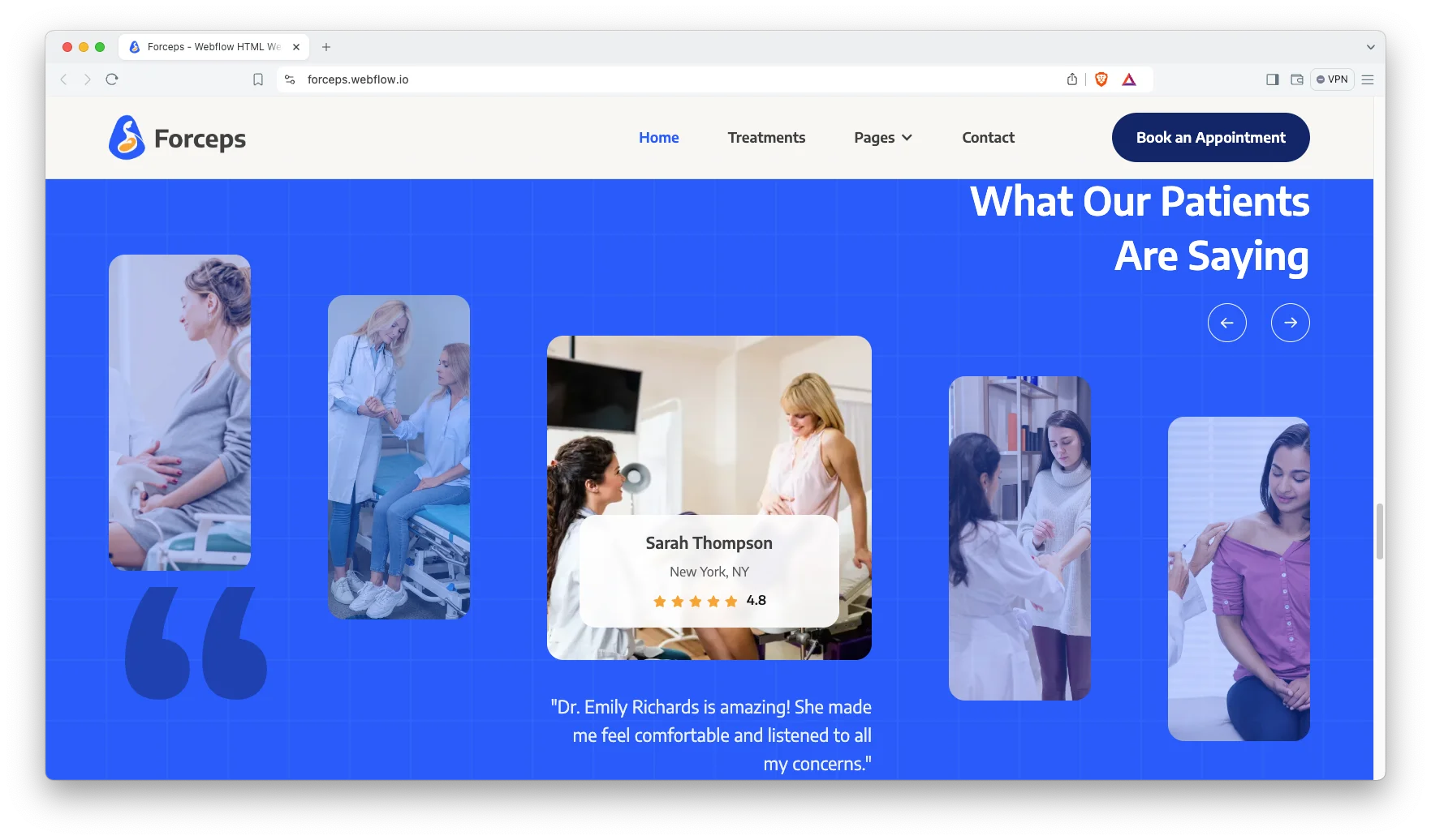 Forceps – New Webflow Medical Template - ThemeNcode LLC