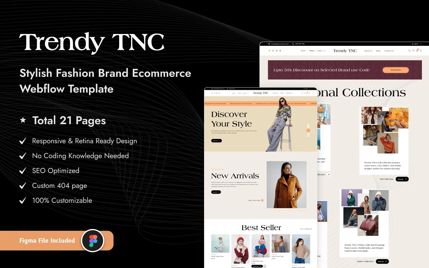 Best Webflow Templates 2025 - ThemeNcode LLC